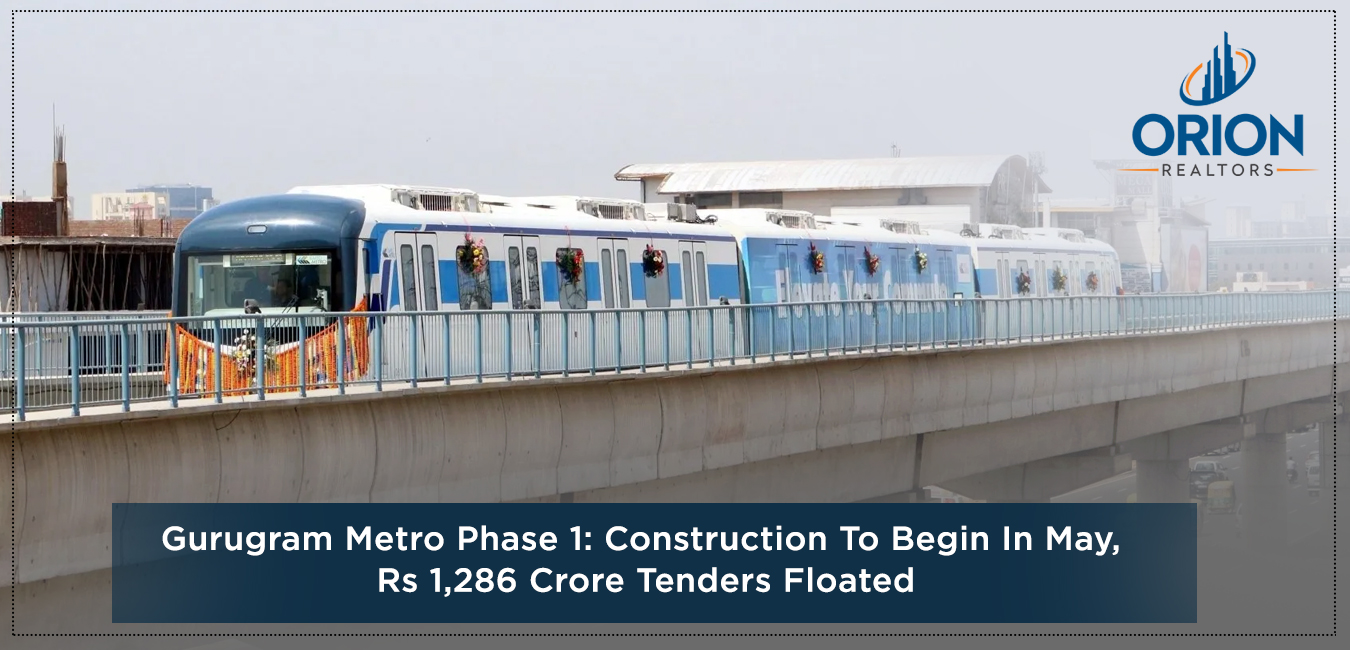 Gurugram Metro Phase 1: Construction To Begin In May, Rs 1,286 Crore ...