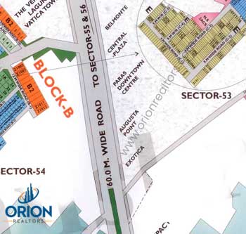 Gurgaon Map Sector 55