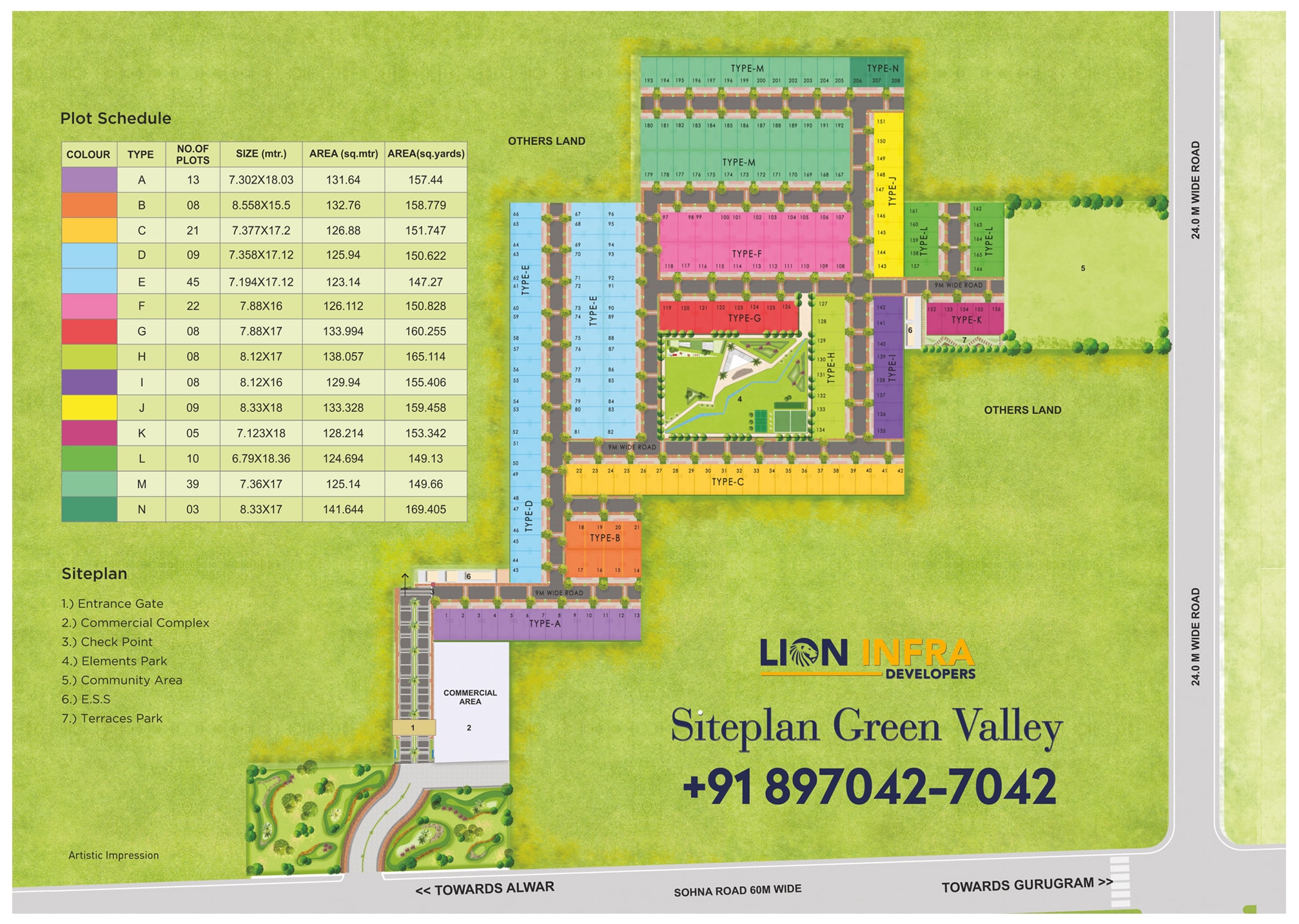 Huda Govt Approved Affordable Plots in Sohna Road Gurgaon, Plots in Sohna