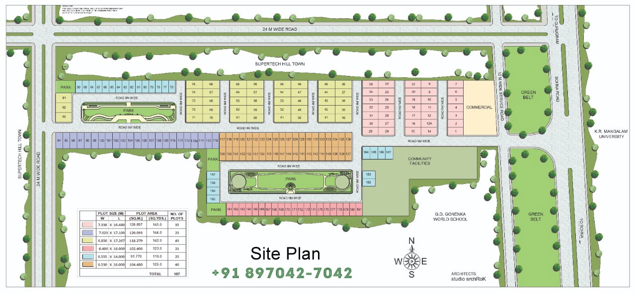 Huda Govt Approved Affordable Plots in Sohna Road Gurgaon, Plots in Sohna