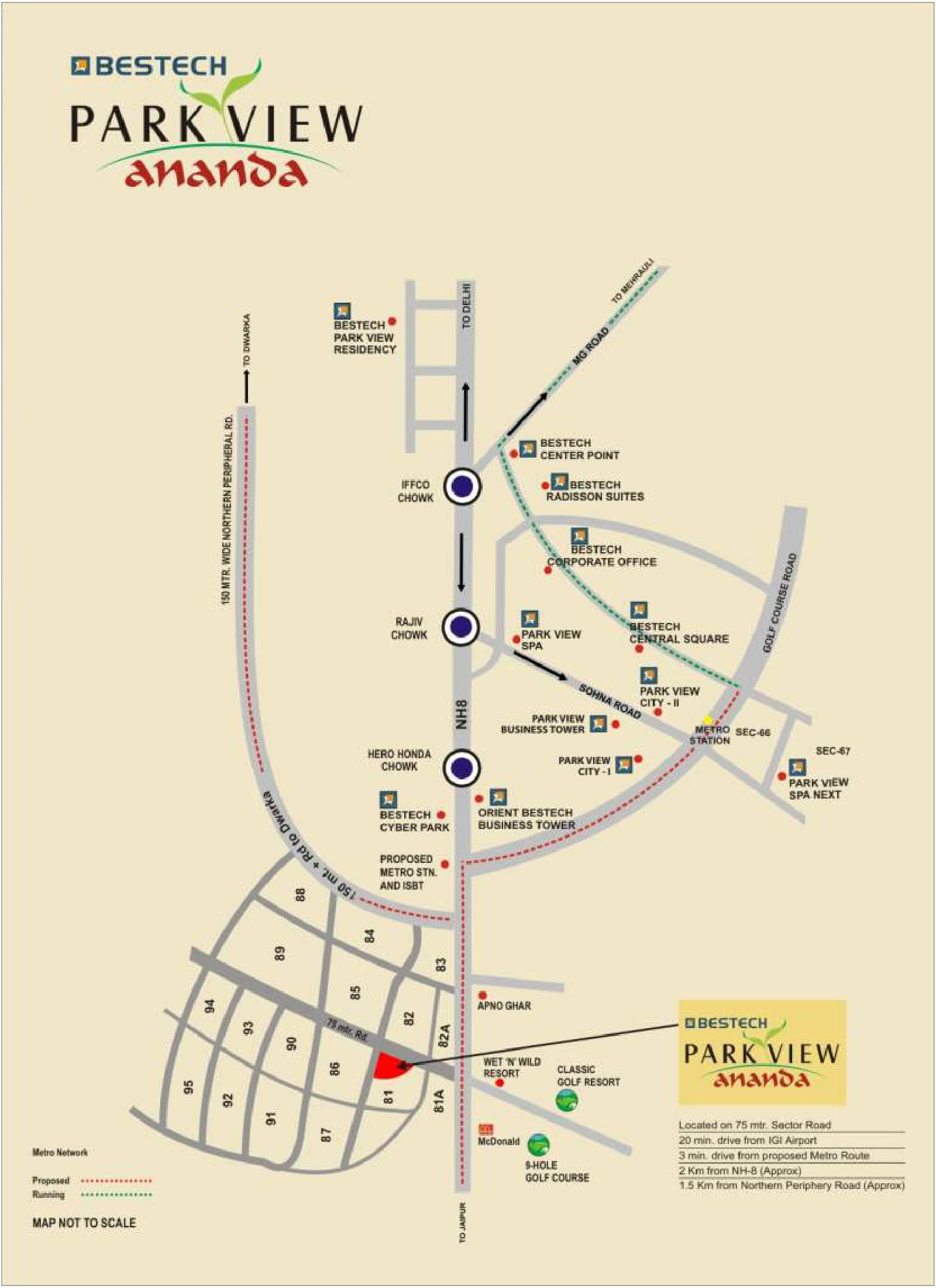 Ready to Move Bestech Park View Ananda Sector 81 Gurgaon