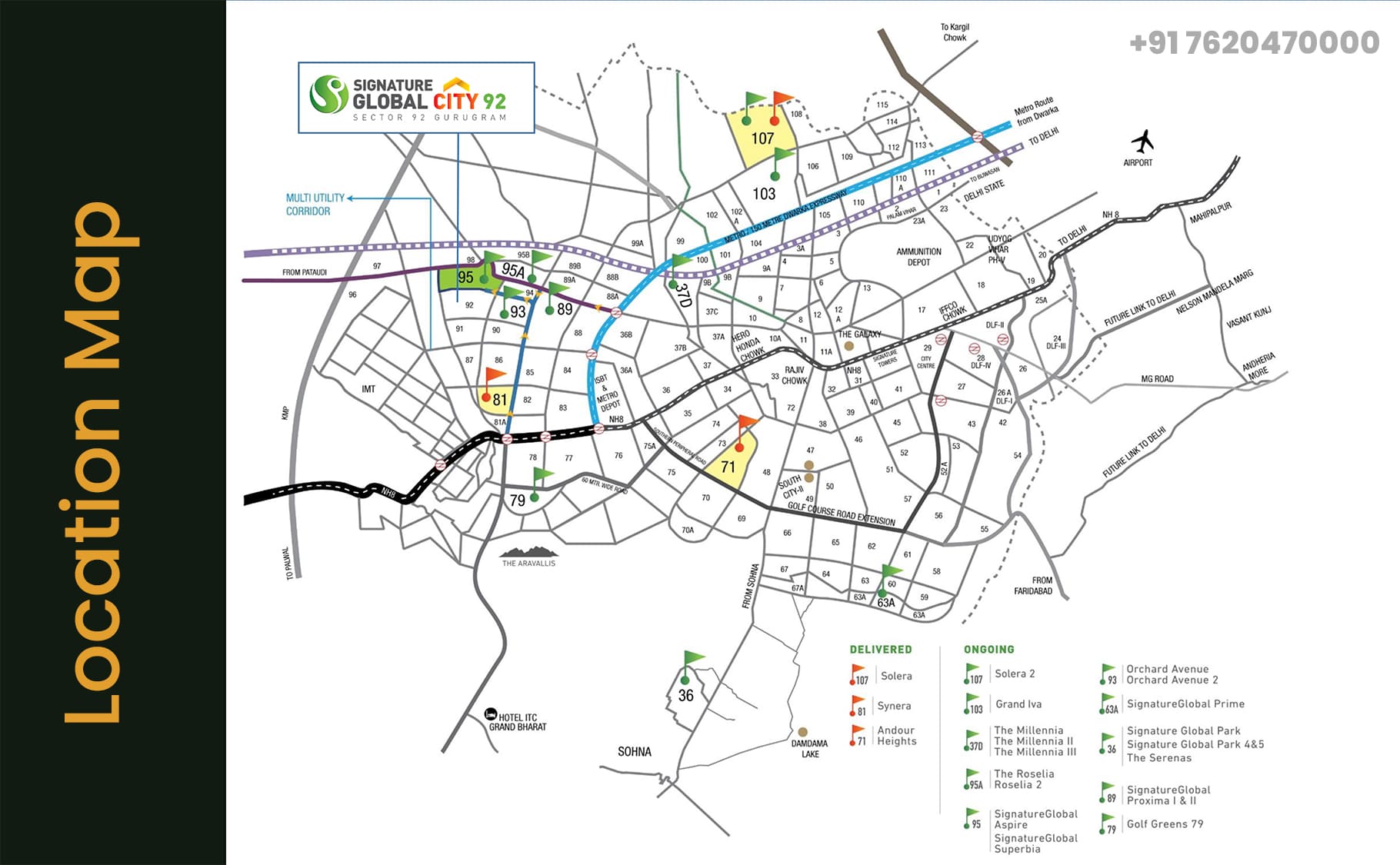 Signature Global City 92 DDJAY Affordable Floors Sector 92, Gurgaon