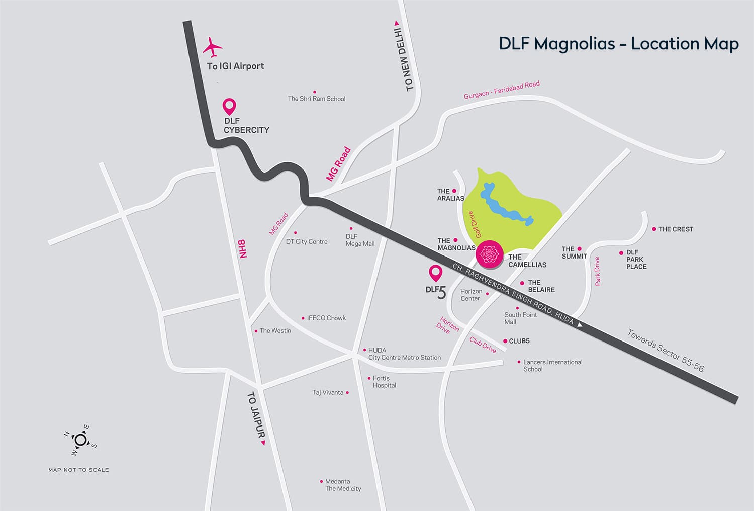 DLF Magnolias Ultra Luxury Apartments Sector 42, Gurgaon
