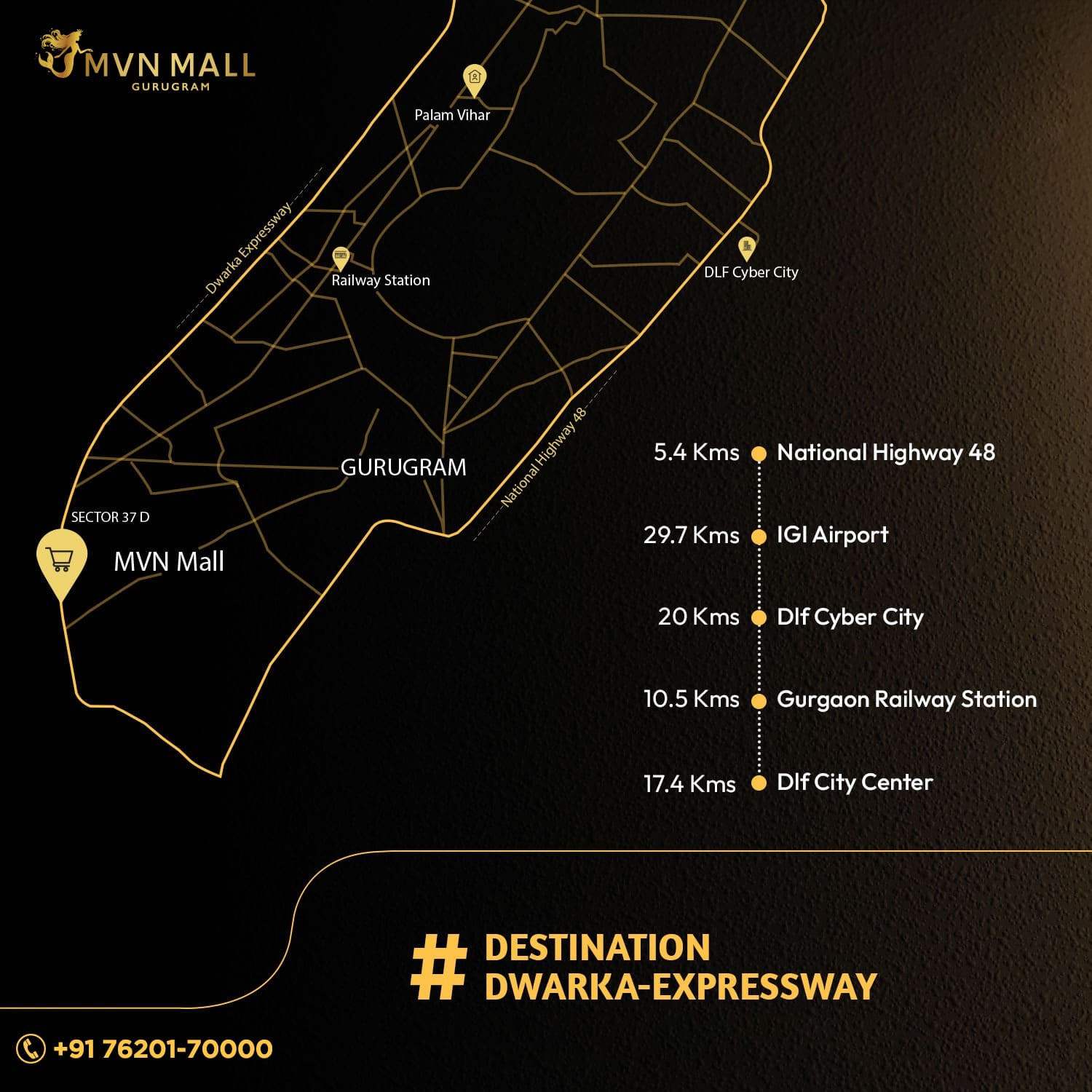 MVN Mall Commercial Shops Sector 37D Gurgaon, Dwarka Expressway