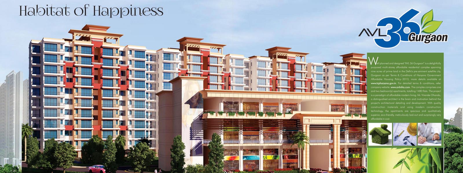 AVL 36 Gurgaon Affordable Housing Sector-36A, Gurgaon, AVL infrastructure