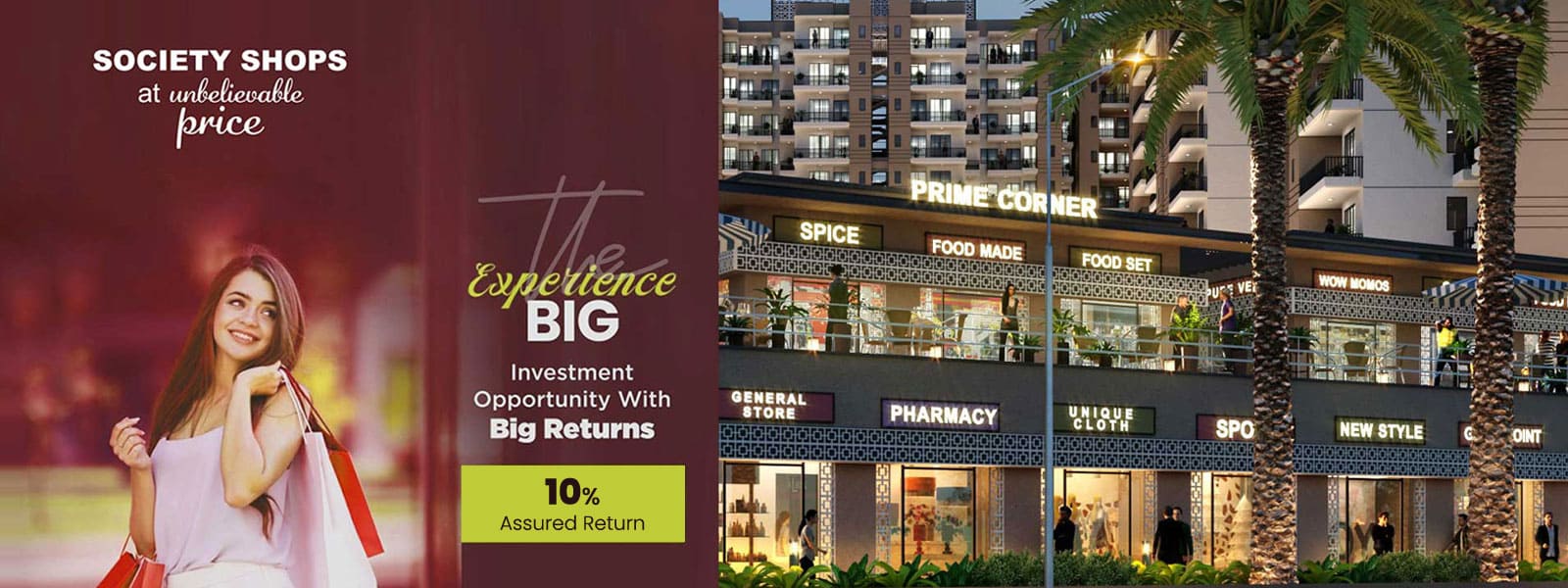 Conscient Prime Corner Society Shops Sector 99A Gurgaon, Dwarka Expressway