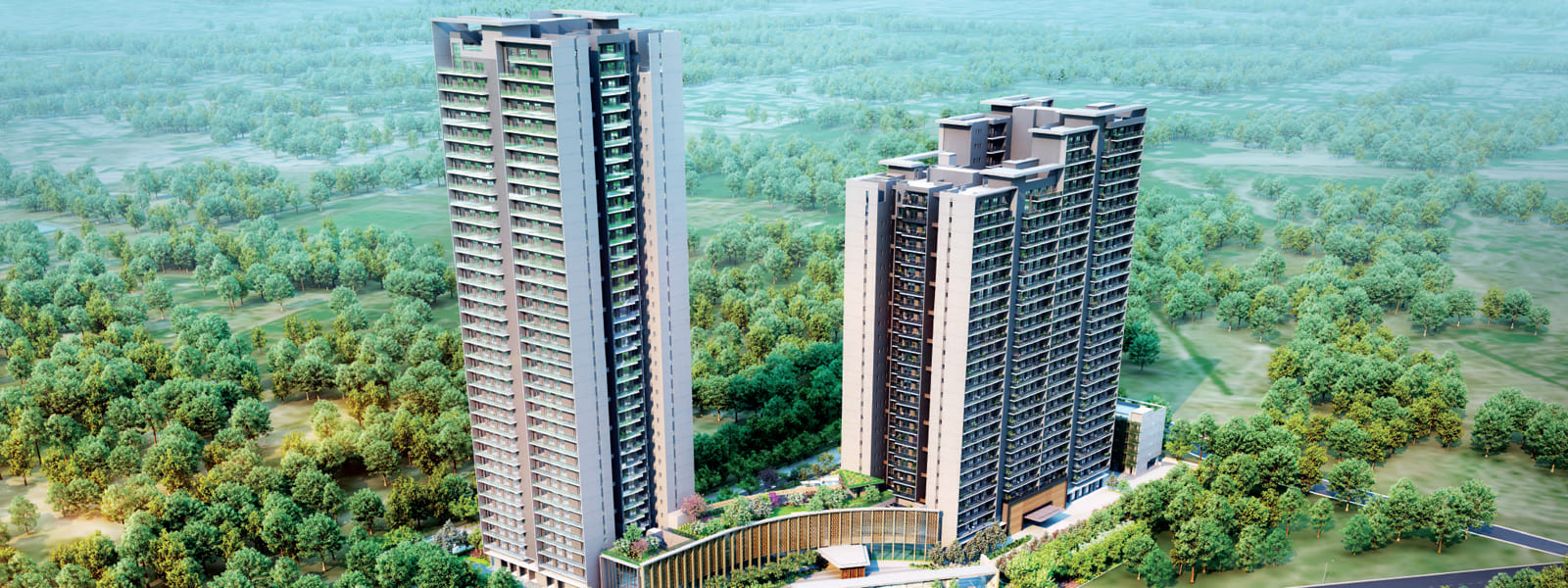 Krisumi Waterfall Residences Luxury Apartments Sector 36A,Gurgaon