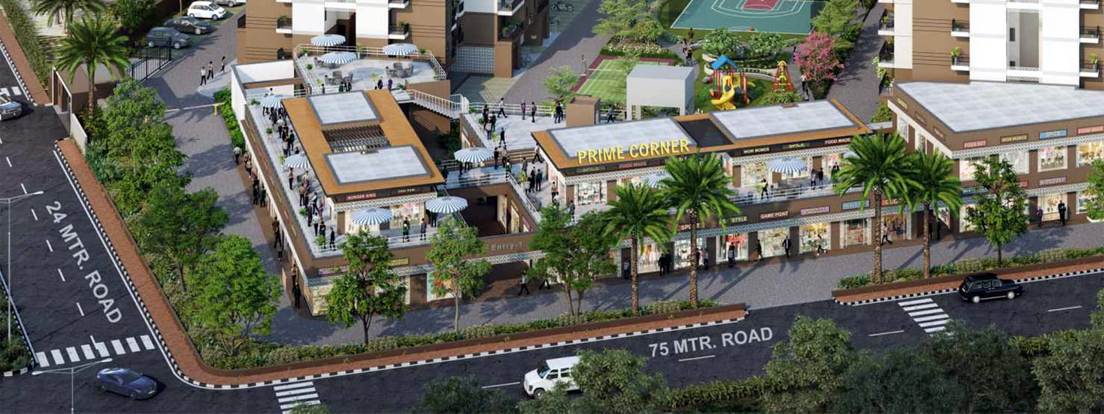 Conscient Prime Corner Society Shops Sector 99A Gurgaon, Dwarka Expressway