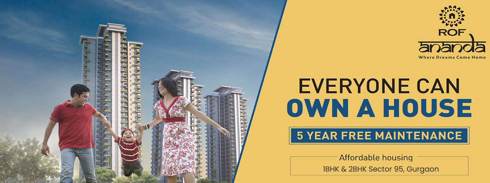 ROF Ananda Affordable Housing Sector 95 Gurgaon | ROF Ananda Price
