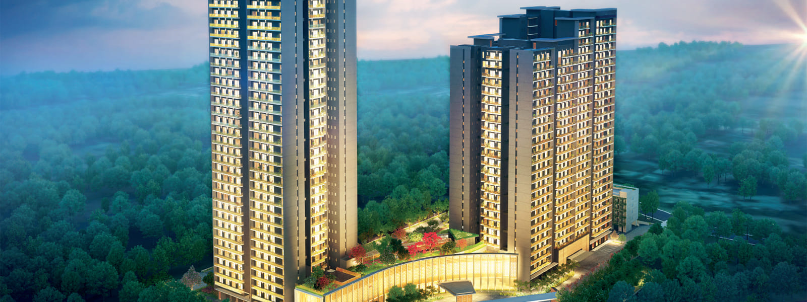 Krisumi Waterfall Residences Luxury Apartments Sector 36A,Gurgaon