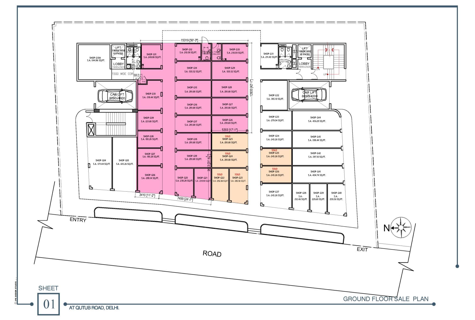 Devika Sadar Bazar, Retail Shops Price in Devika Sadar Bazaar Delhi